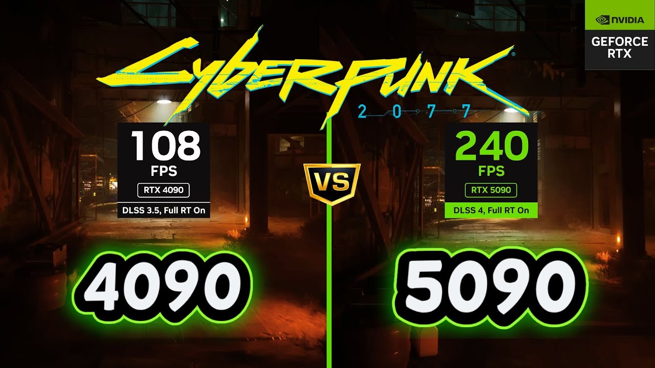 RTX 5090 vs RTX 4090 | Cyberpunk 2077 Teaser - Cyberpunk 2077 videos