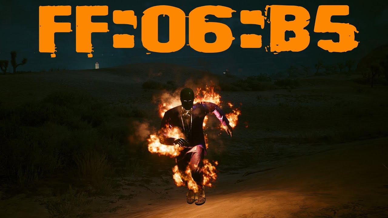 The Burning Man of FF:06:B5 - Cyberpunk 2077 - Cyberpunk 2077 videos