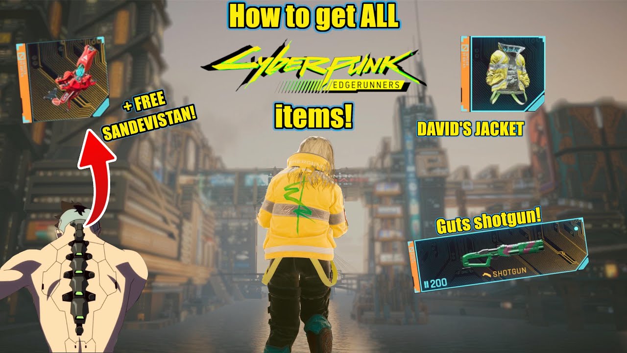 Unlock ALL Edgerunner Items! + Free Sandevistan Locations! | Cyberpunk ...